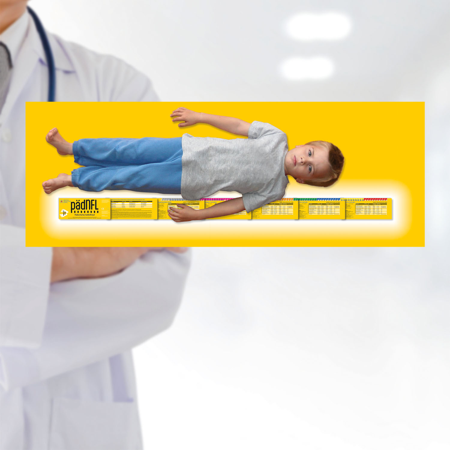 Pädiatrisches Notfalllineal V6 deutsch – PädNFL – Kinder Notfall Lineal