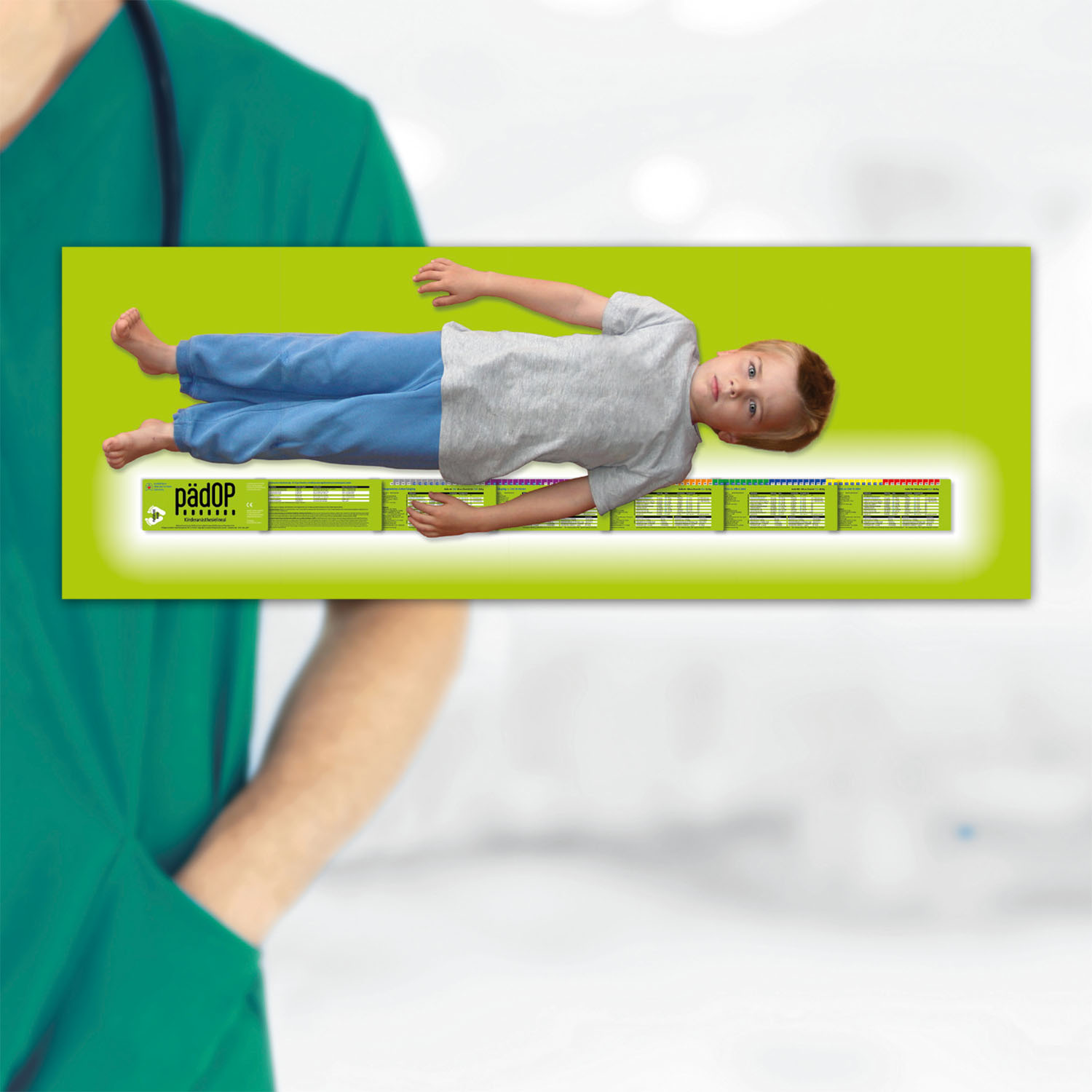 Pädiatrisches OP-Lineal V2 deutsch – PädNFL – Kinder Notfall Lineal